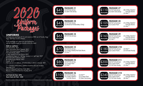 Embroidery and Apparel - Inferno Sports and Athletics